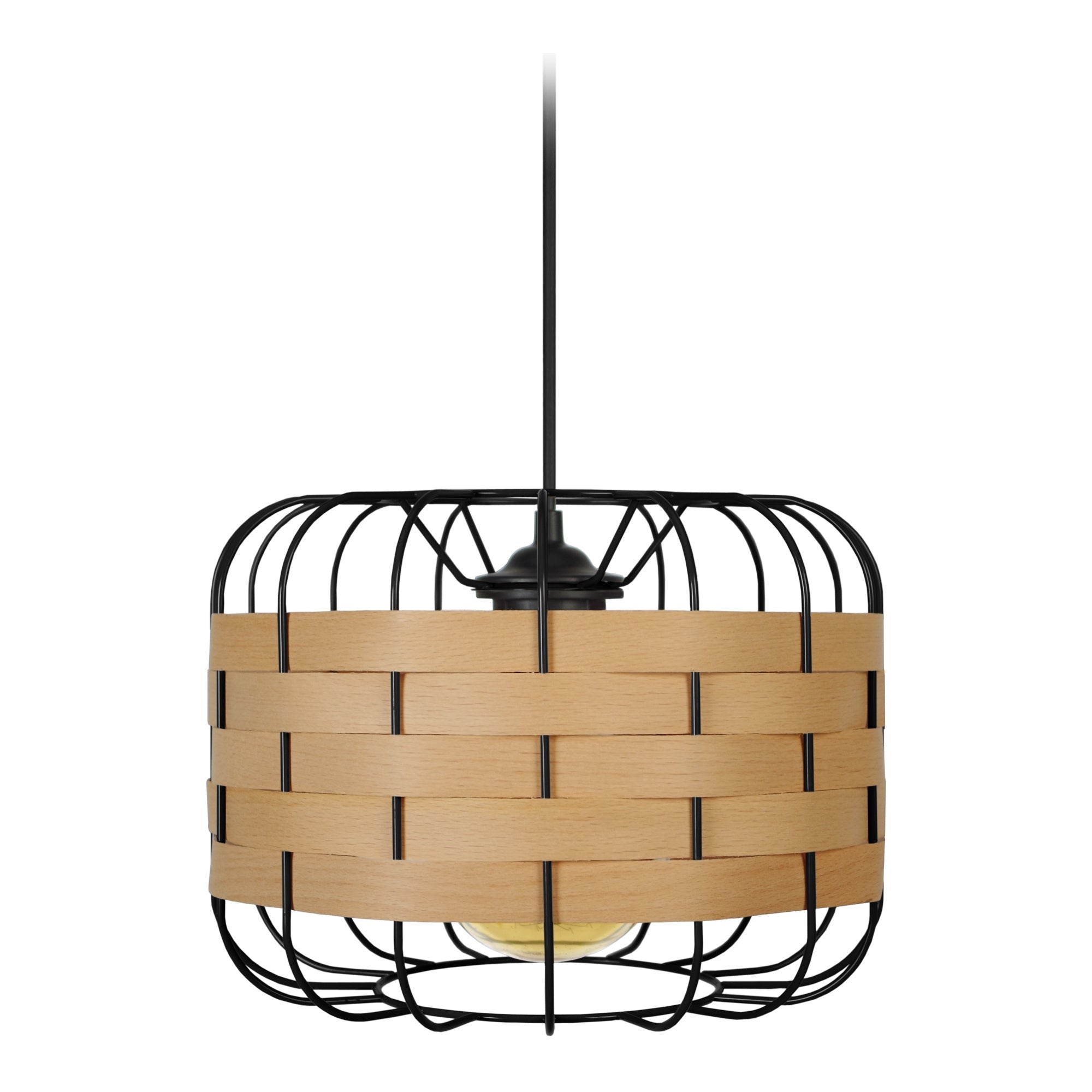 Suspension TOSEL ,métal,Noir ,H 80x D25xP25cm | Leroy Merlin