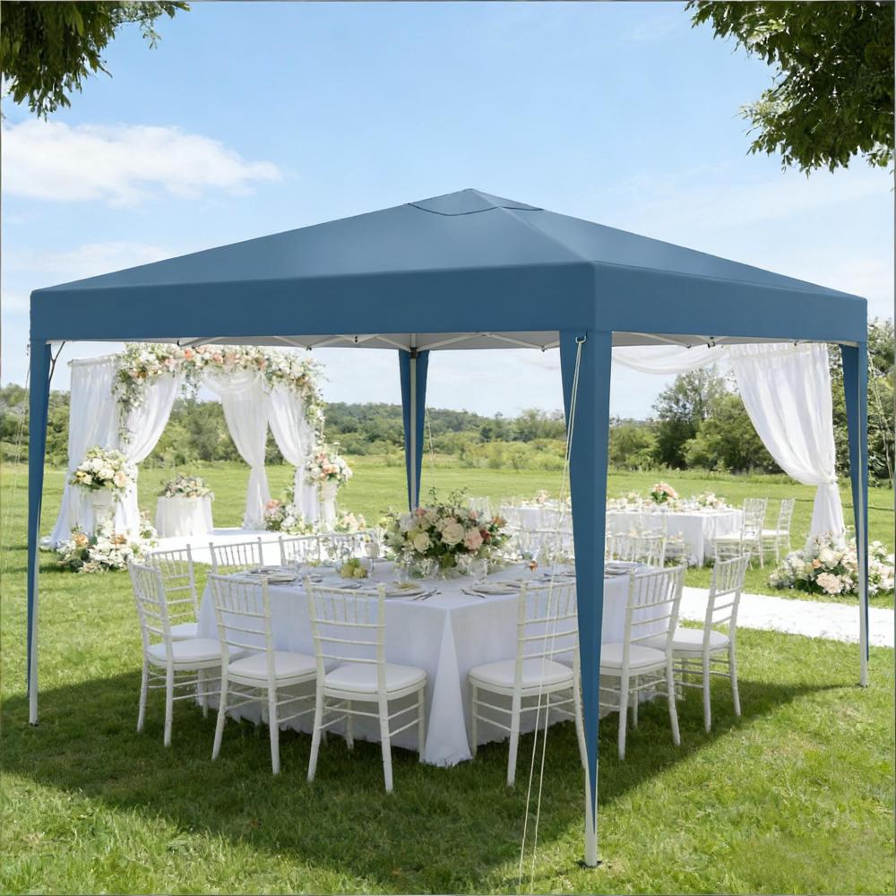 Gazebo Pop Up Azul 3x3m Plegable para Exterior con Bolsa Transporte ...