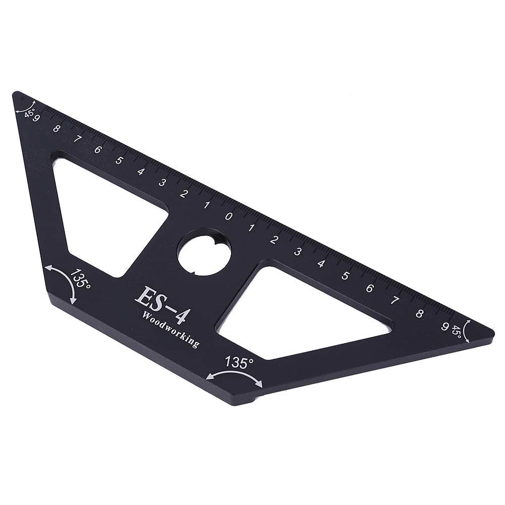 Righello per lavorazione del legno ES-4 da 45 gradi in lega di ...