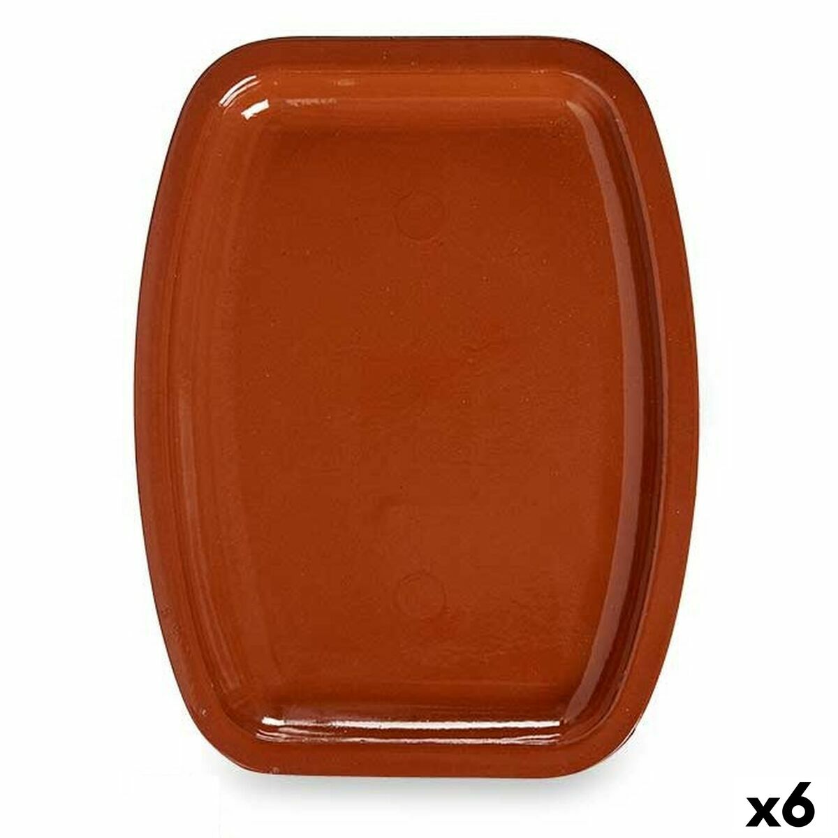 Fuente para Horno Barro cocido 6 Unidades 30 x 4 x 40 cm | Leroy Merlin