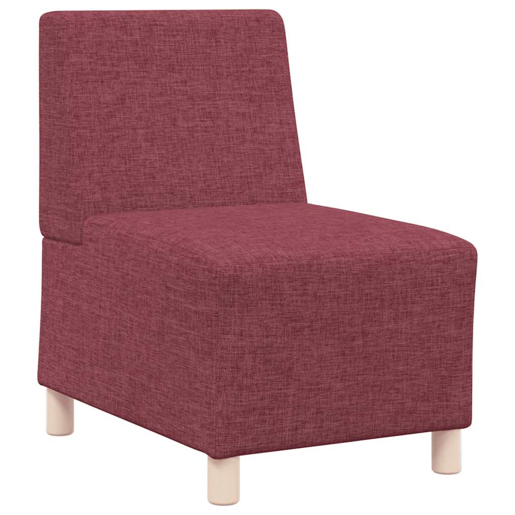 Fauteuil rouge bordeaux 55 cm tissu | Leroy Merlin