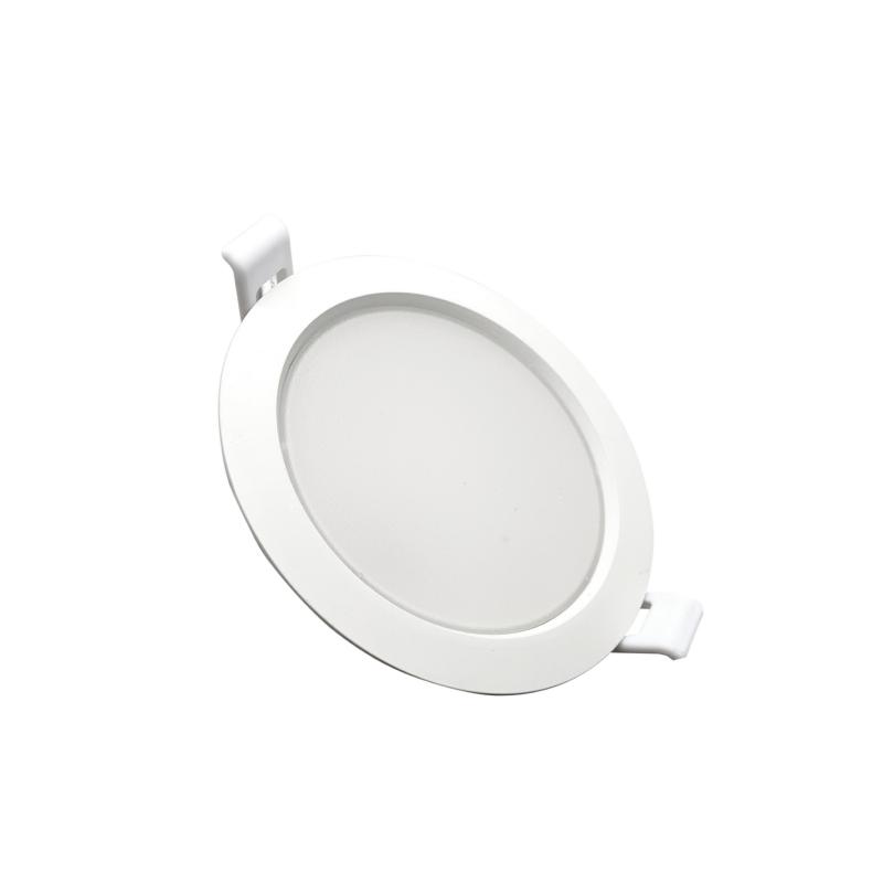 Downlight LED BLANCO 10W Ø115mm - Blanco Cálido 2300K - 3500K - SILAMP ...