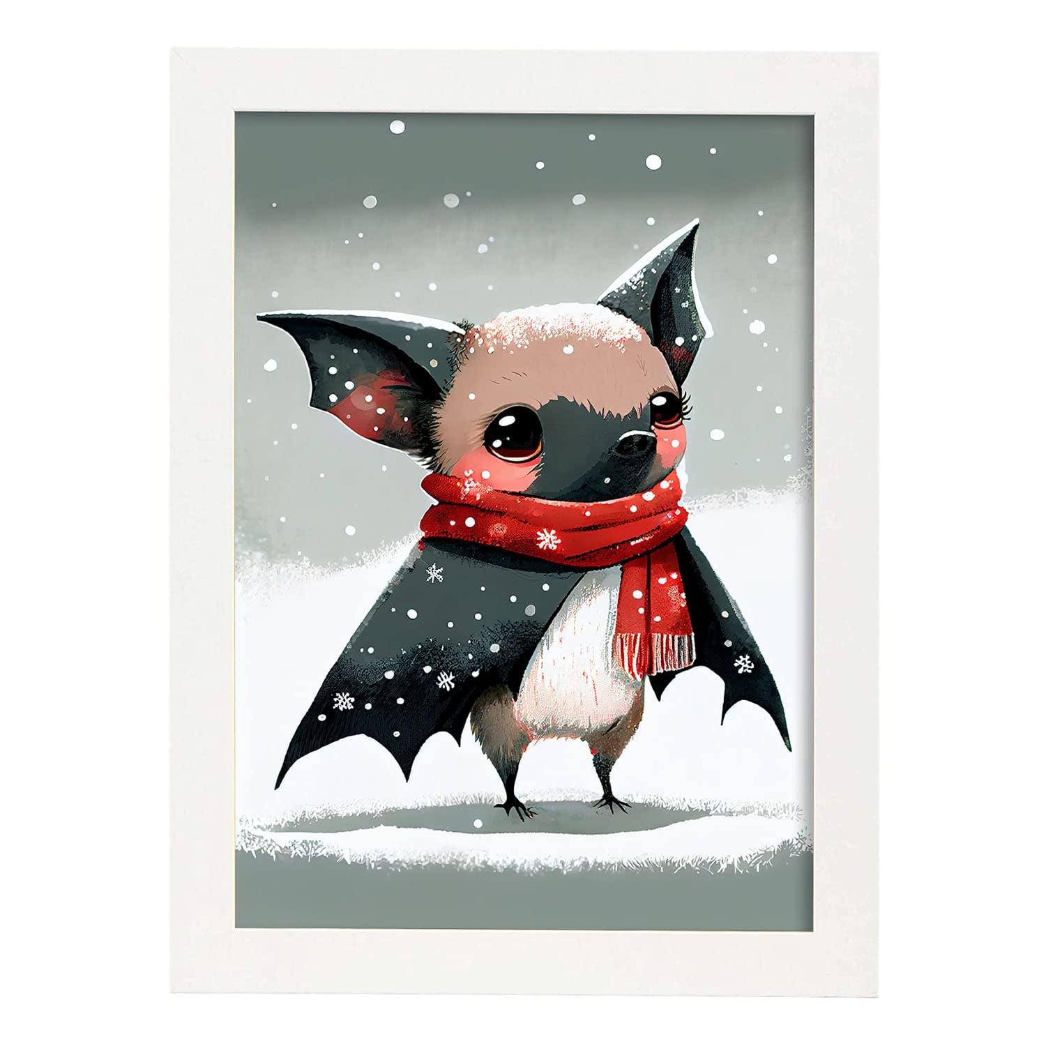 Nacnic Poster Di Pipistrello In Stile Acquerello Illustrazioni Di ...