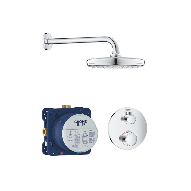 Grohe 34726000 Grohtherm Set Doccia Tempesta 210 | Leroy Merlin