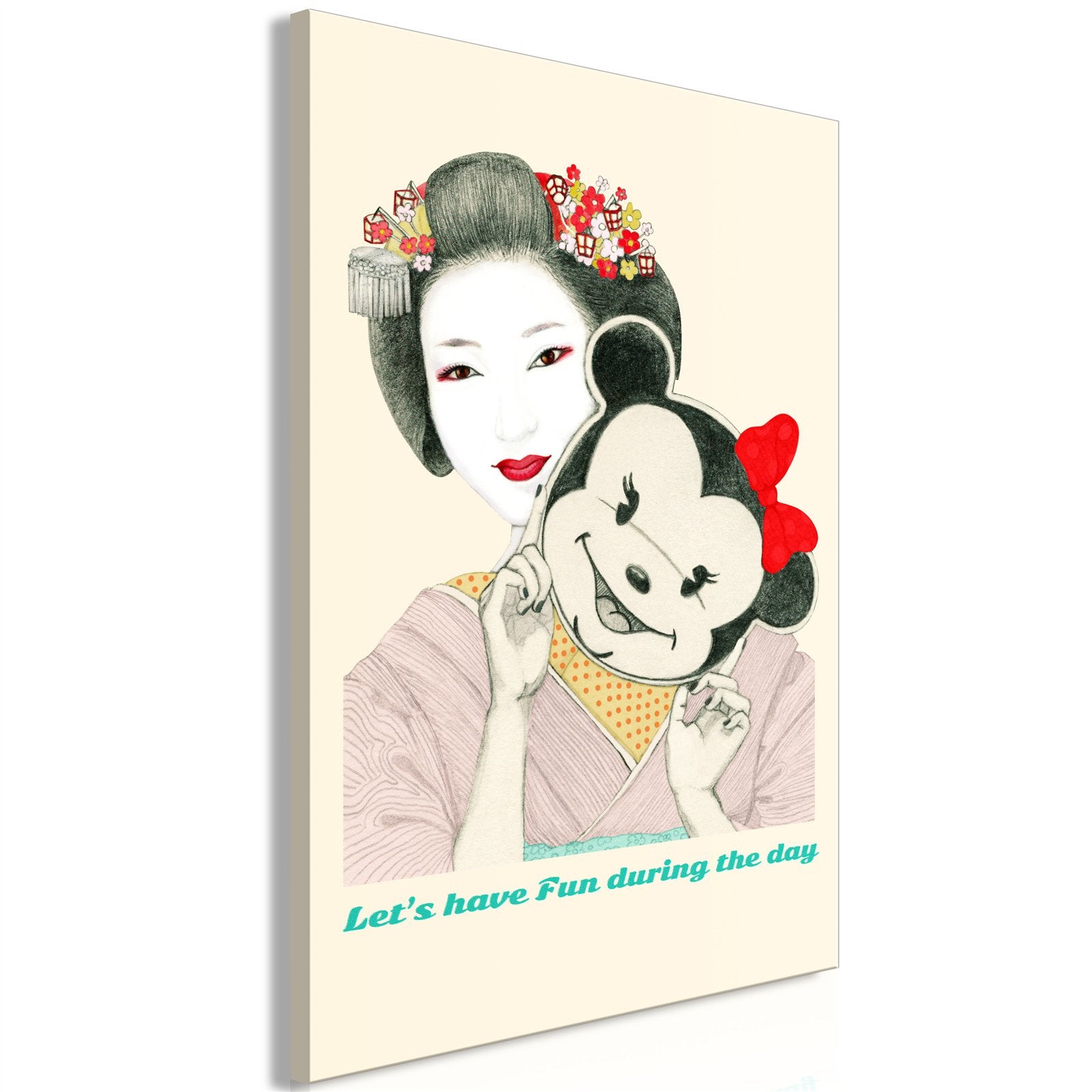 Tableau Funny Geiko Partie 1 - 20 x 30 cm | Leroy Merlin