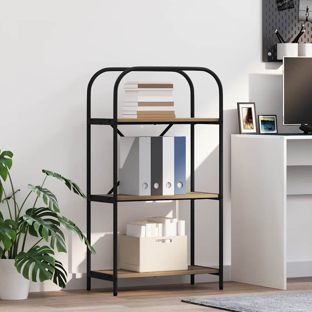 Étagère chêne artisanal 60 x 30 x 109 cm Bois d'ingénierie | Leroy Merlin