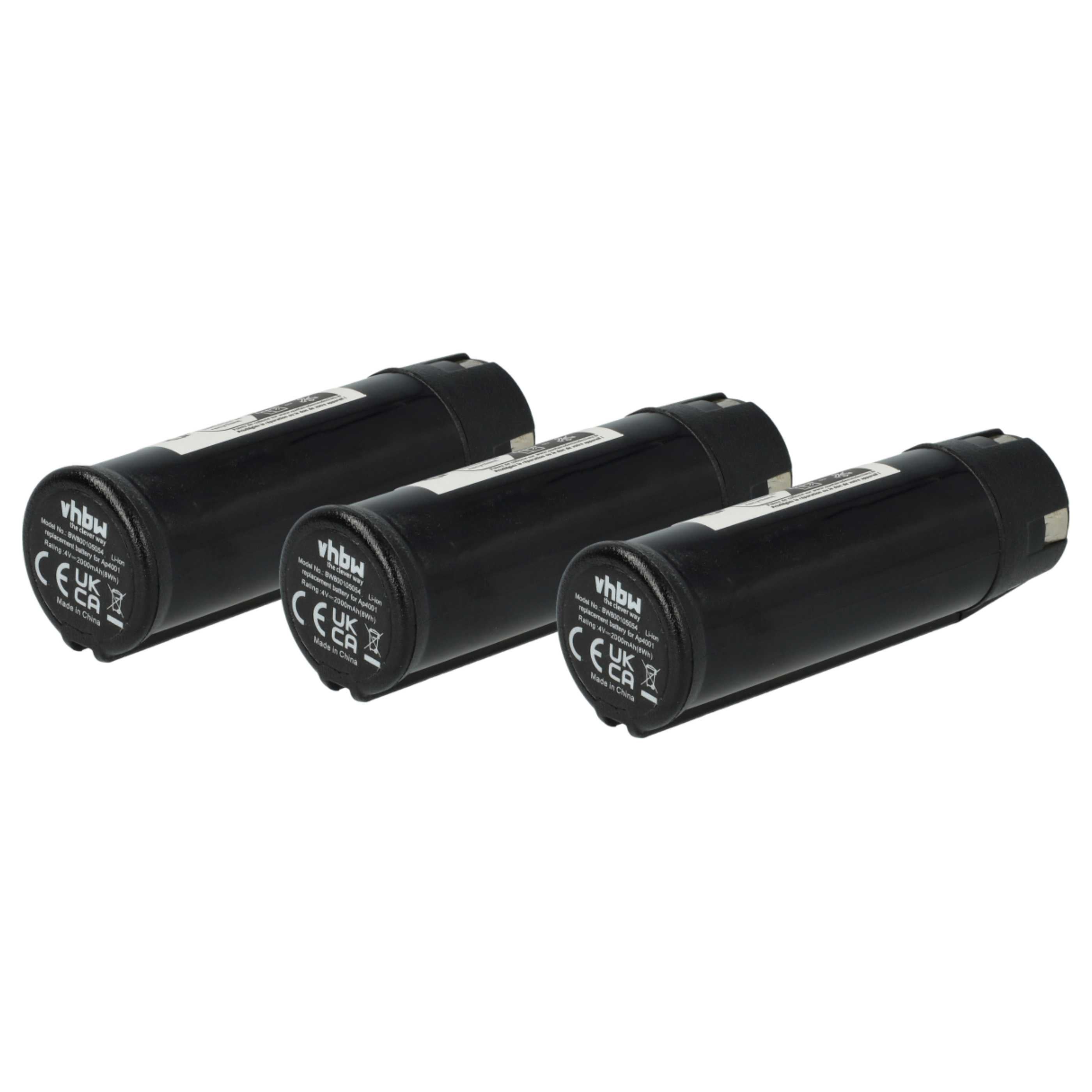 Vhbw 3x batería reemplaza Ryobi AP4001 para herramienta (2000 mAh, Li ...