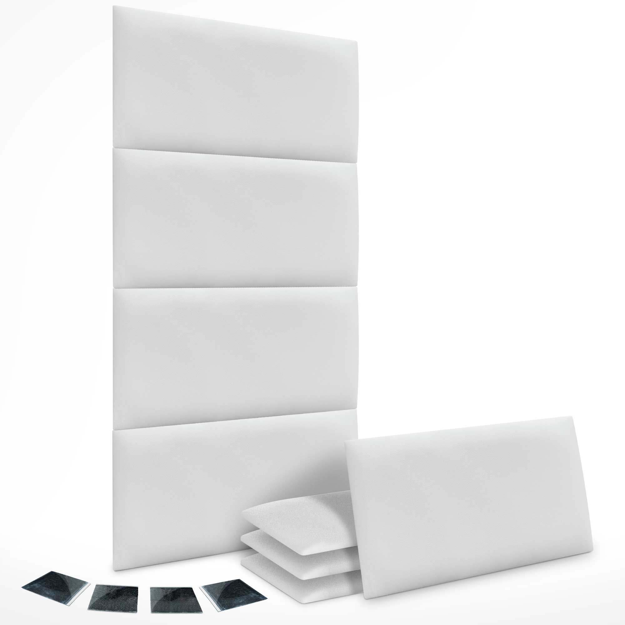 DHOME Juego de 8 Paneles Tapizados de Lino Pack Autoadhesivos para ...