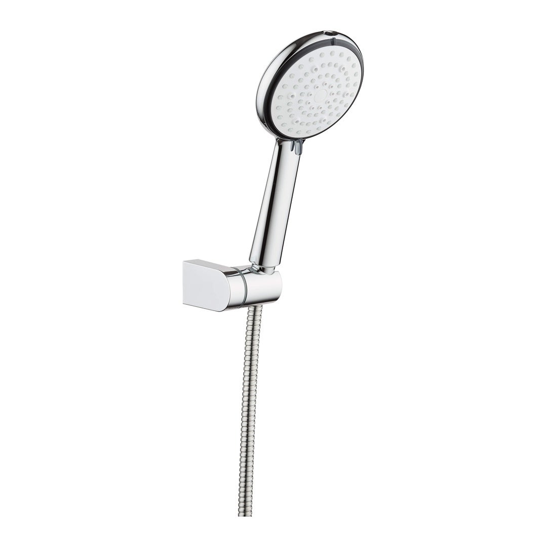 Ensemble de douche avec support mural fixe et douchette à 6 fonctions ...