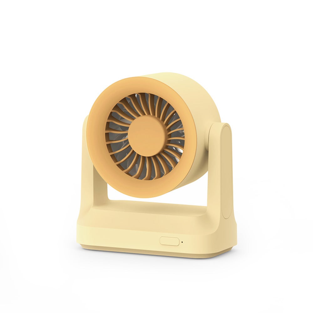 Ventilateur de Bureau Mini 2026 - Rechargeable Silencieux Rotatif ...