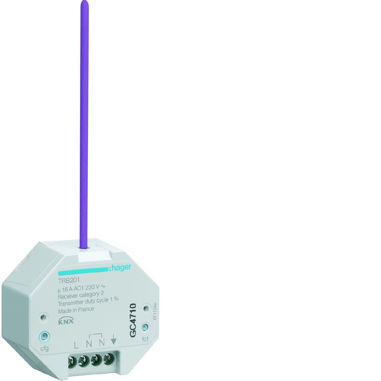 Module 1 sortie - 16a - hager tebis trb201 - encastré - radio | Bricoman