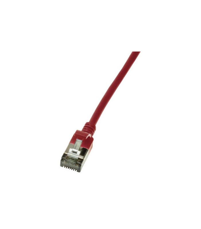 C ble r seau Logilink cat6a stp tpe slimeline rouge 1,0m | Leroy Merlin