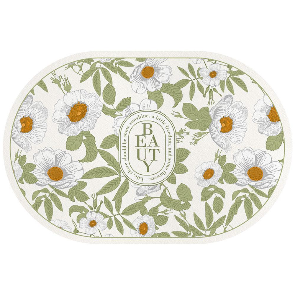 Tapis de bain absorbant et antidérapant, 40 x 60cm, dessous en ...