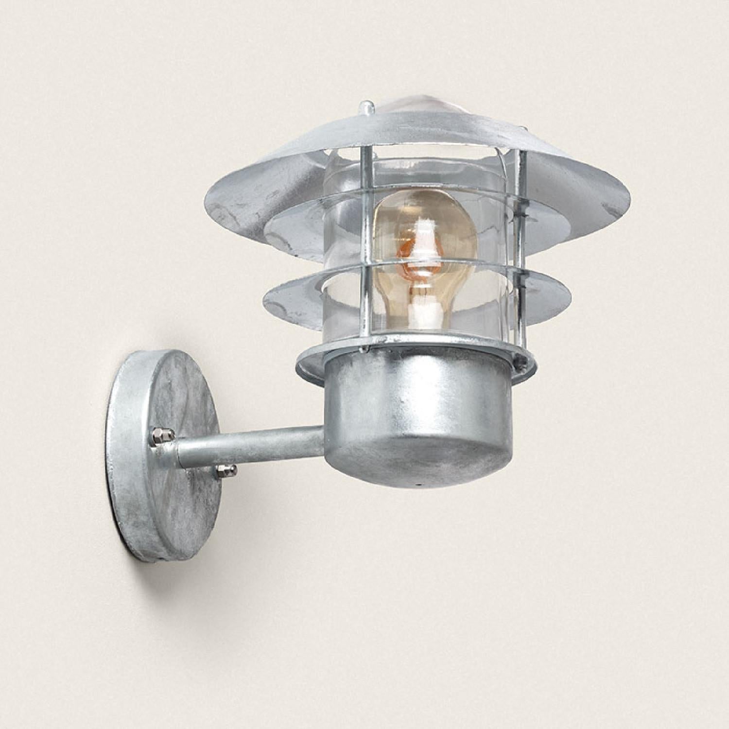 Edit Coastal Stage Outdoor Wall Light - Galvanised Steel Argent | Leroy ...