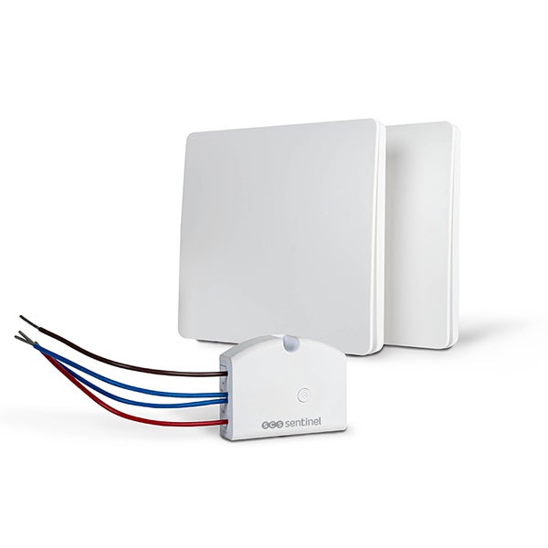 SCS SENTINEL - Kit interrupteur va-et-vient sans fil sans pile ...