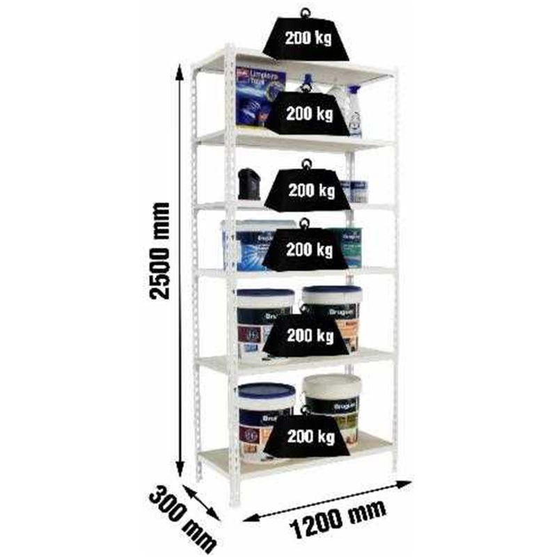 MADERCLICK MEGAPLUS 6/300 2500 BIANCO/LEGNO | Leroy Merlin