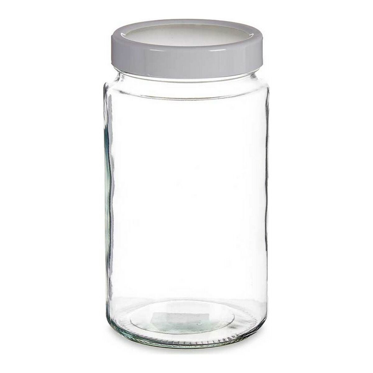 Bote Transparente Blanco Vidrio Polipropileno (11,5 x 21,3 x 11,5 cm ...