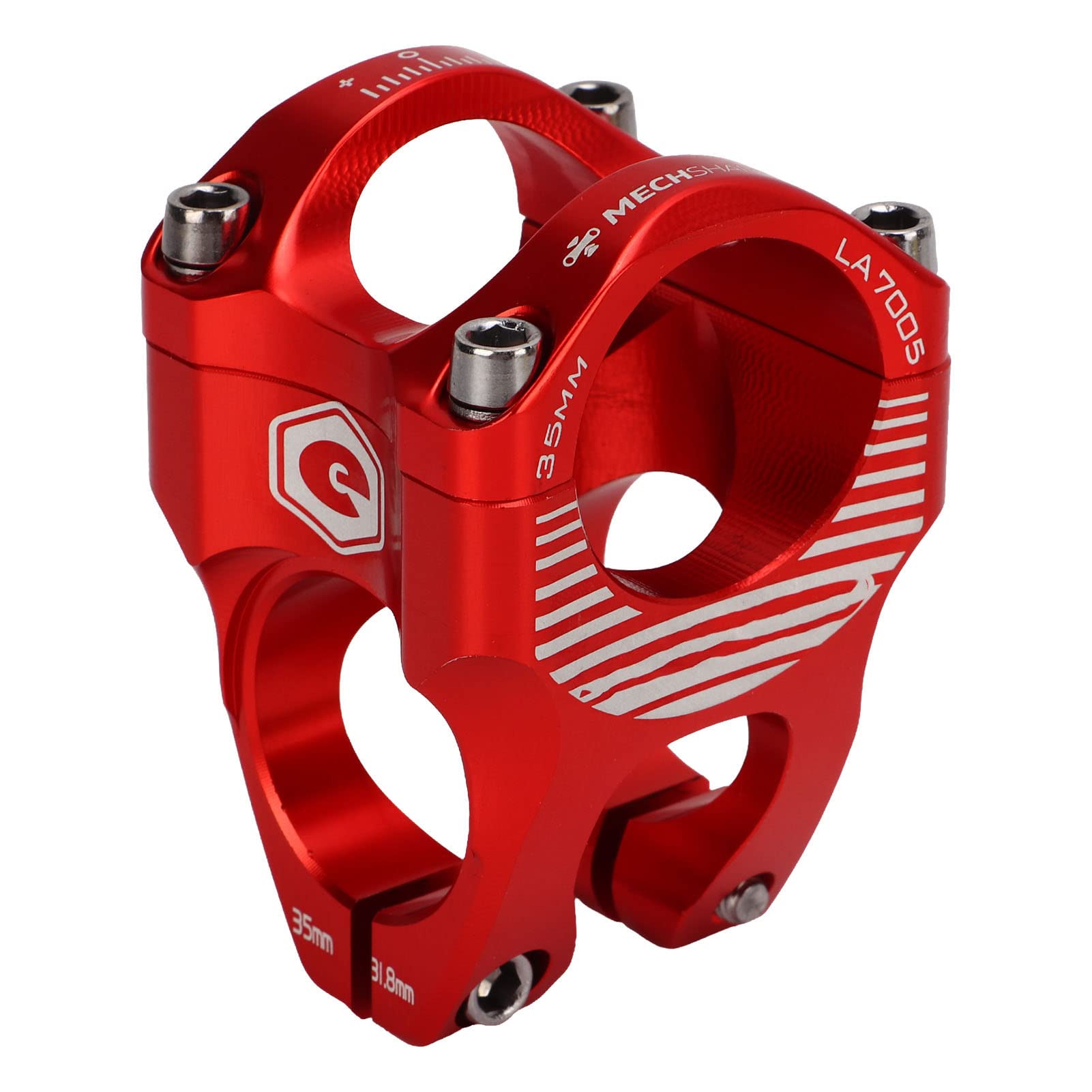 Potence de vélo en alliage d'aluminium 31,8 mm pour vélo de route, VTT ...