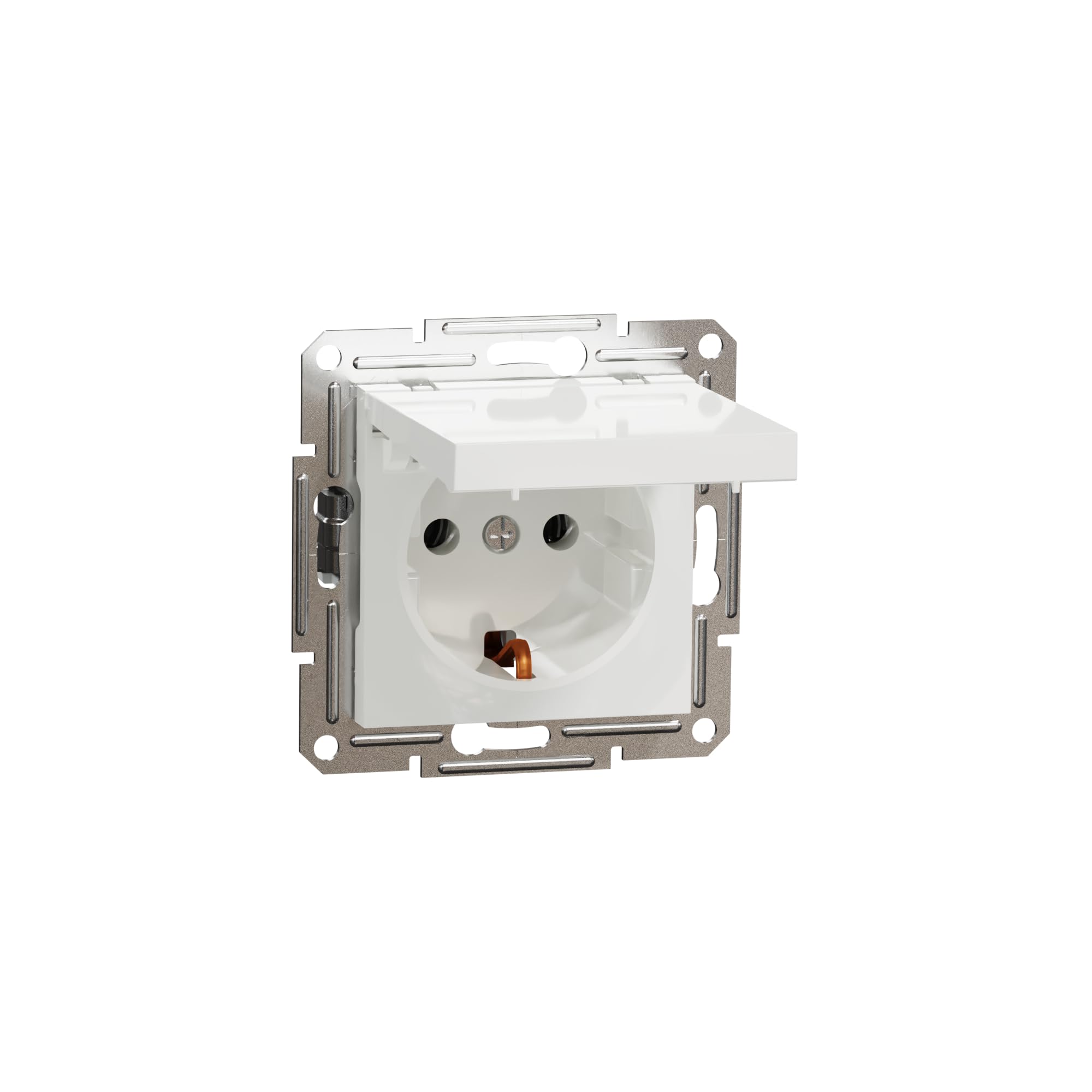 Schneider Electric Asfora EPH3170121D - Presa Schuko con coperchio ...