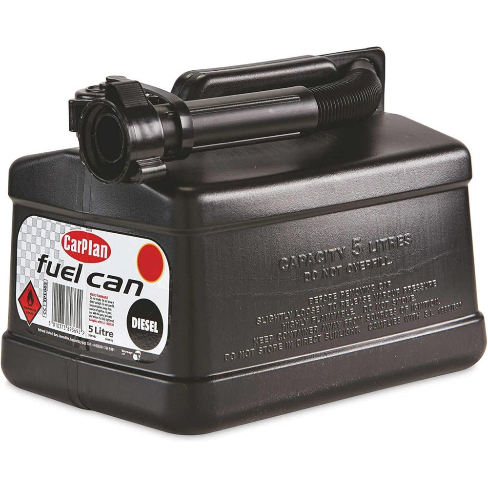 CarPlan Bidon de carburant diesel Noir, 5 L | Leroy Merlin