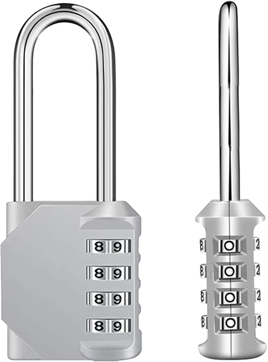 Candado de combinación impermeable de 4 dígitos, ideal para exteriores, escuelas, gimnasios y ...