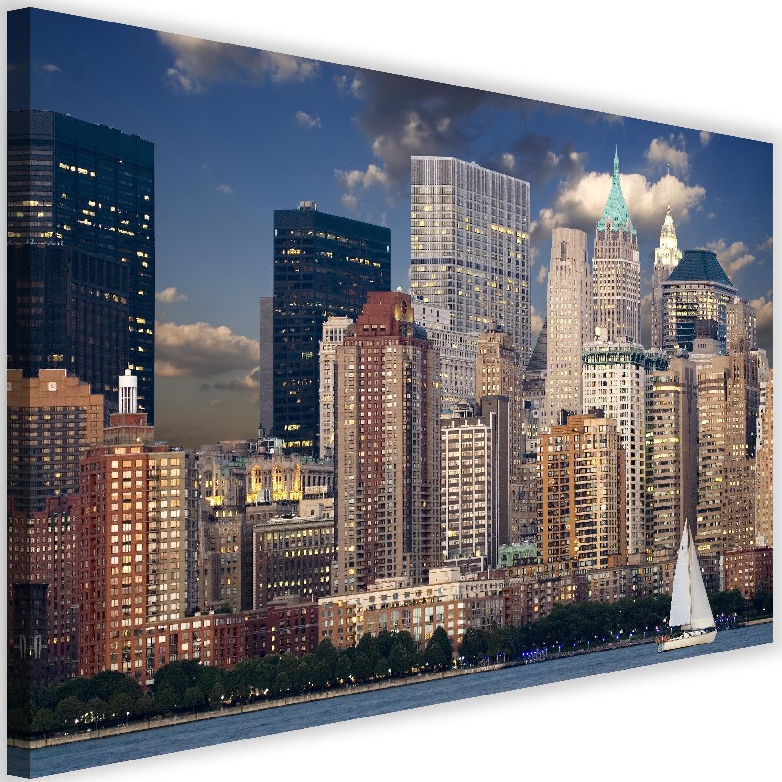 Tableau gratte-ciel de new york - 60 x 40 cm | Leroy Merlin