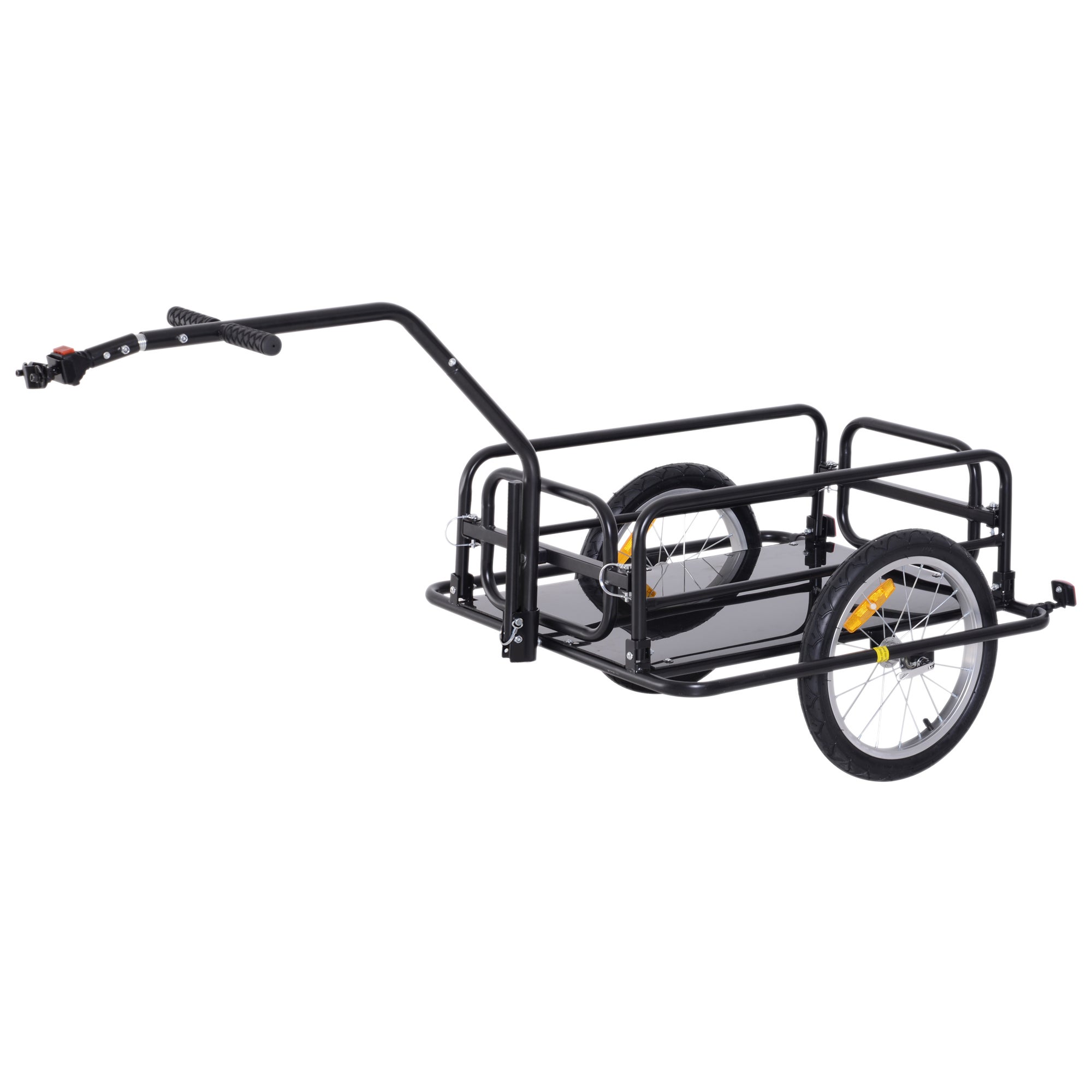 Remorque à vélo pliable,remorque cargo avec attelage,attelage et ...