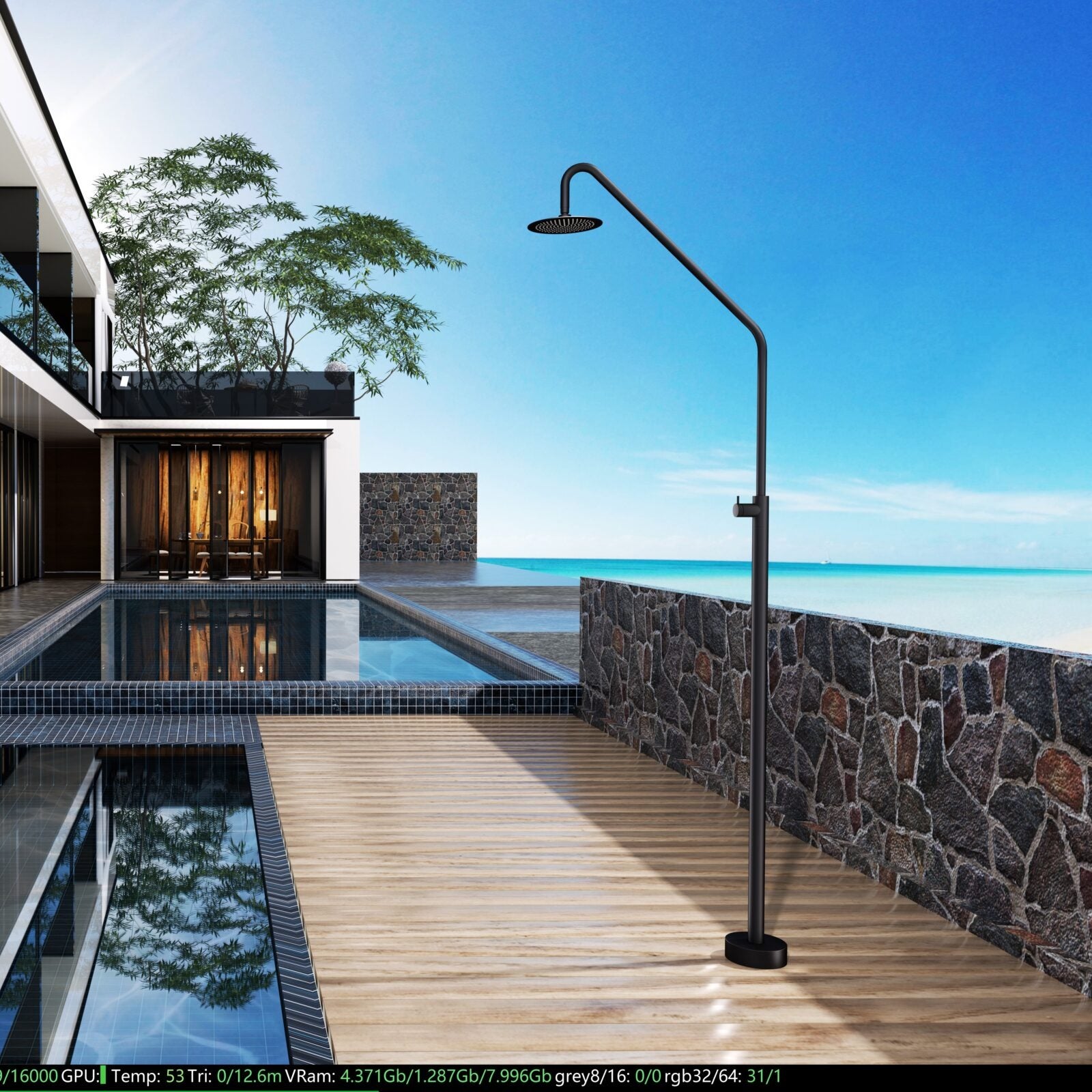 IMEX - Ducha Piscina Exterior Acero S.316 | Ducha Terraza Exterior con ...