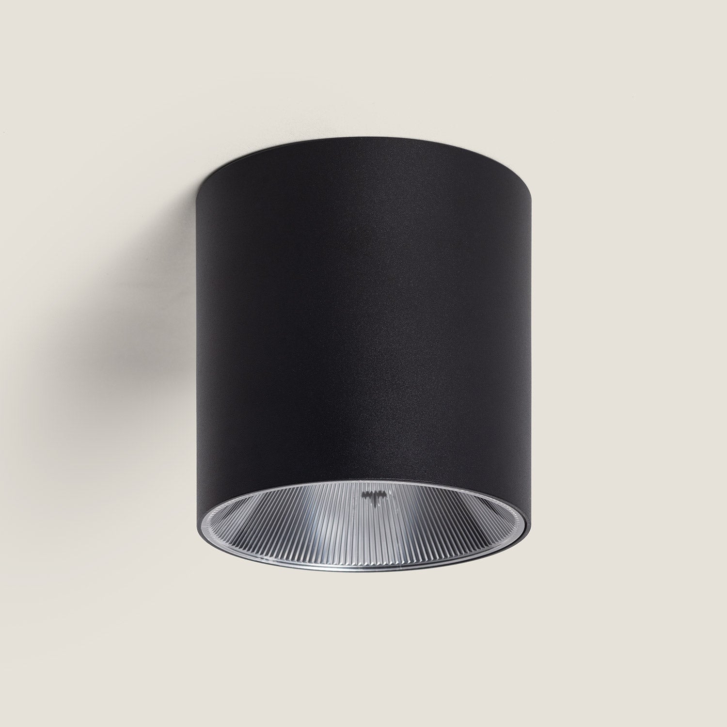 Aplique de Techo LED 15W Aluminio Syrah, Negro Seleccionable (Cálido ...