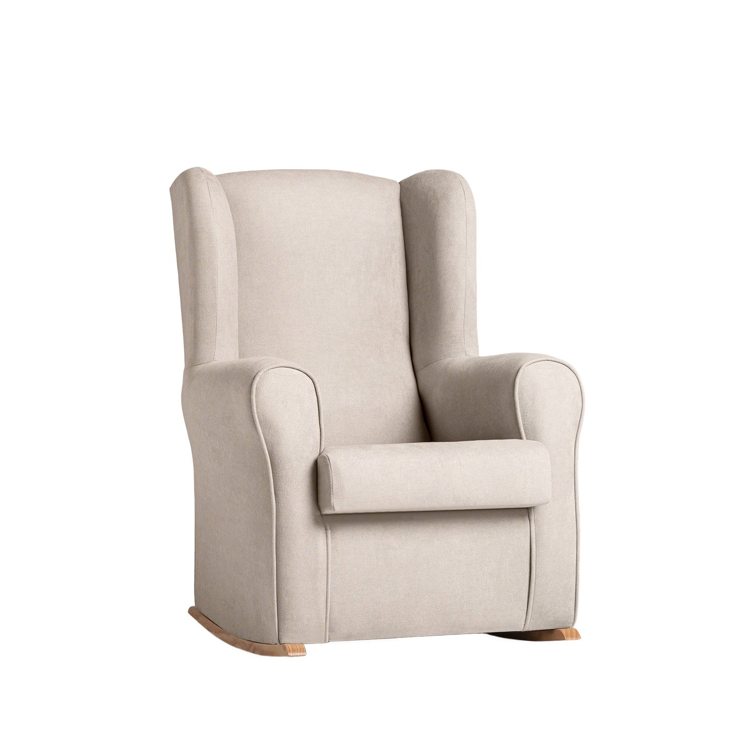 Fauteuil de lecture beige taupe rembourré Lily | Leroy Merlin