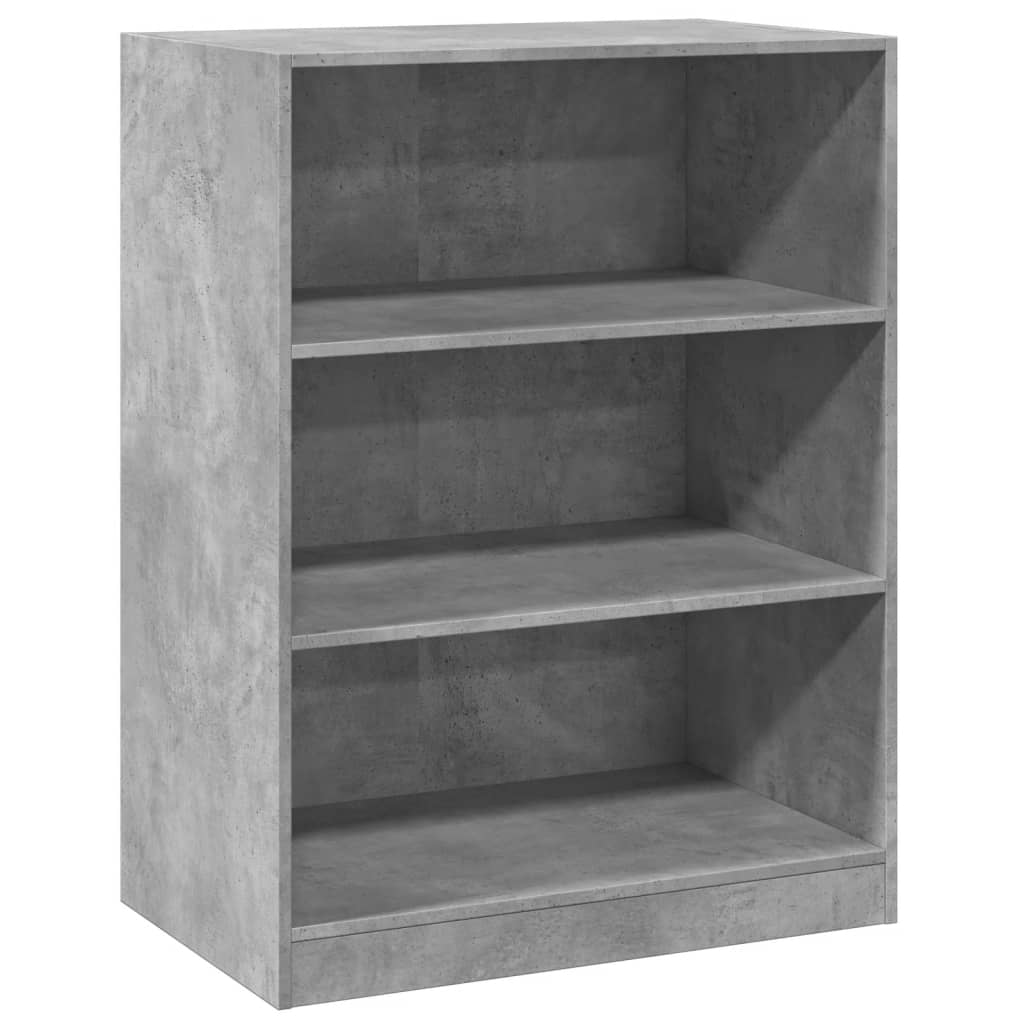 Armario de madera de ingeniería gris hormigón 77x48x102 cm - COMFORTXL ...