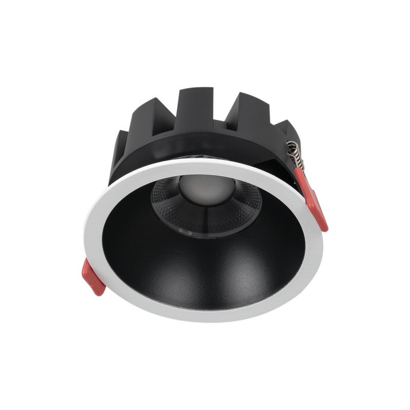 Spot Downlight LED 15W CCT 2700K-4000K-6500K Orientable Rond Argent Découpe Ø 90-100 mm avec ...