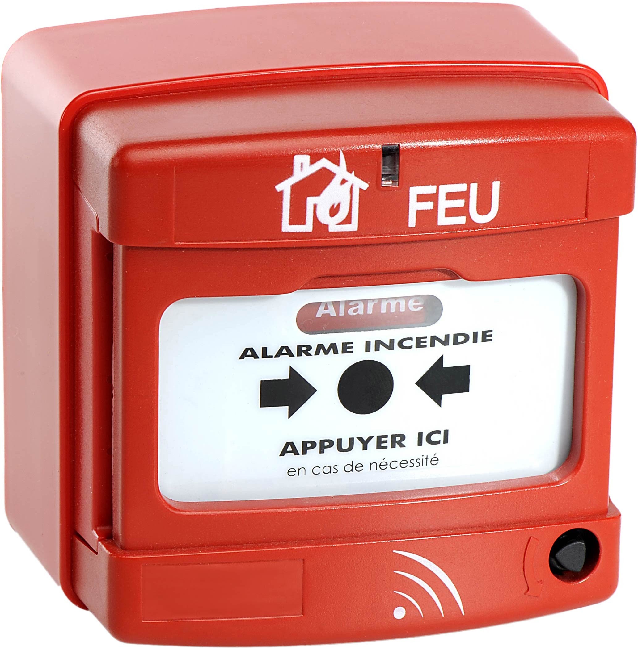Alarme incendie type 4 déclencheur manuel radio avec répéteur | Leroy ...