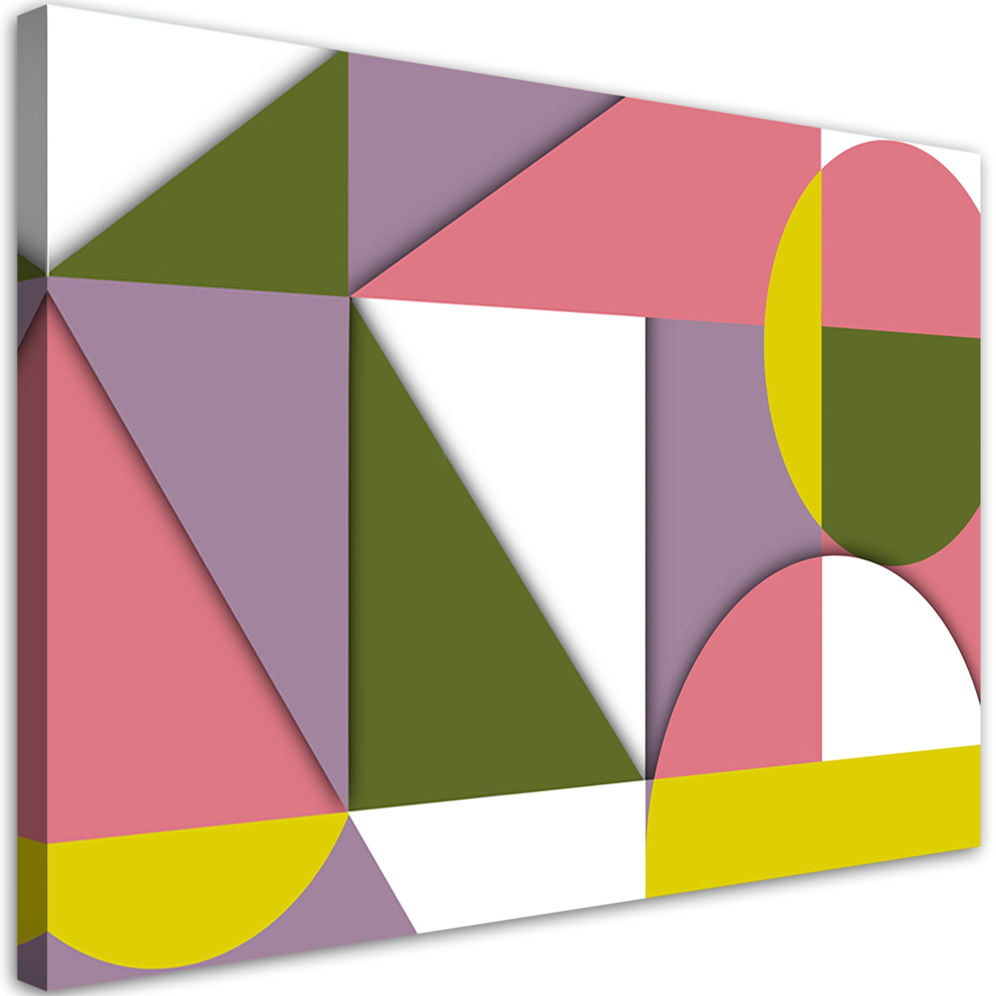 Tableau sur toile Formes géométriques de l'abstraction 100x70 | Leroy ...