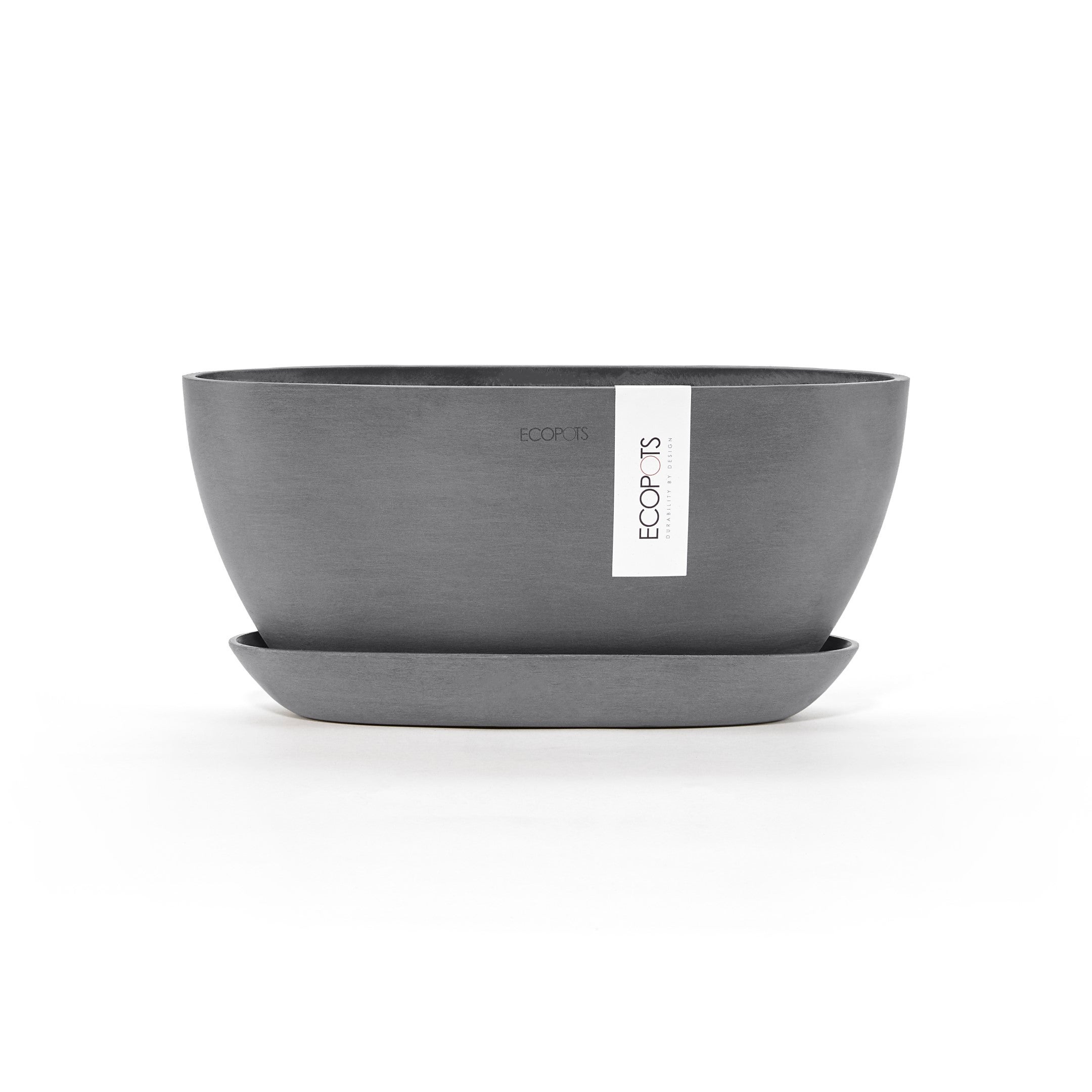 Pot de fleurs Ecopots Paris 60 - L 60 cm x l 26,2 cm x H 40,5 cm ...