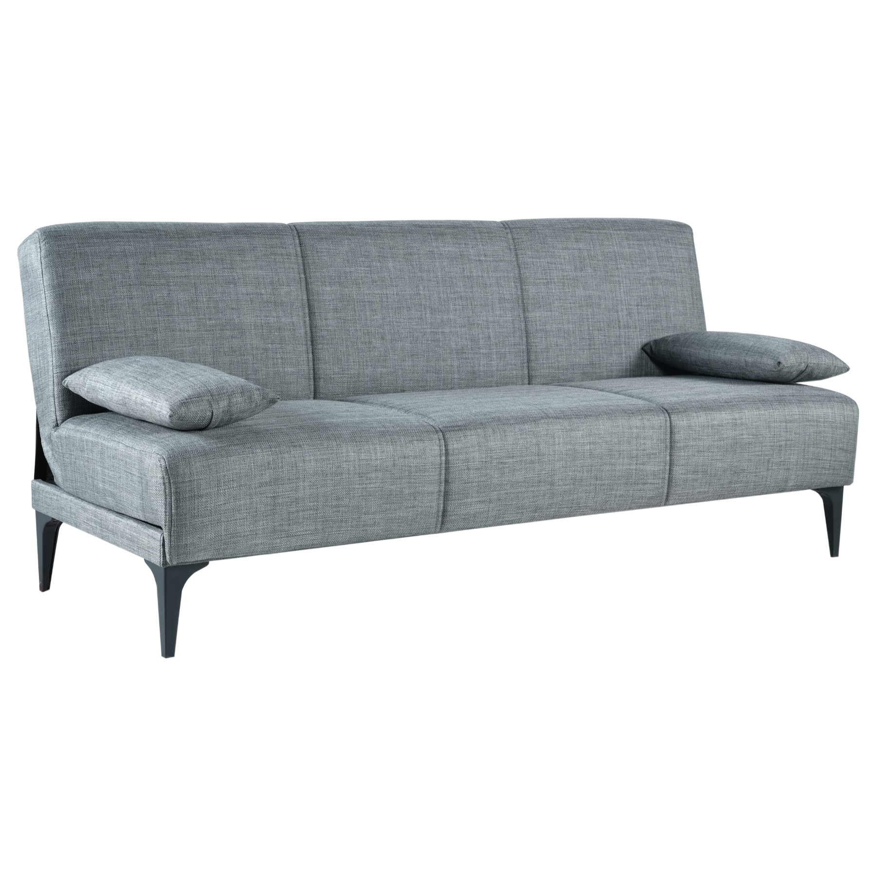 Sofá cama "Capri" de 3 plazas en tela sin reposabrazos 190x80 cm 83h ...