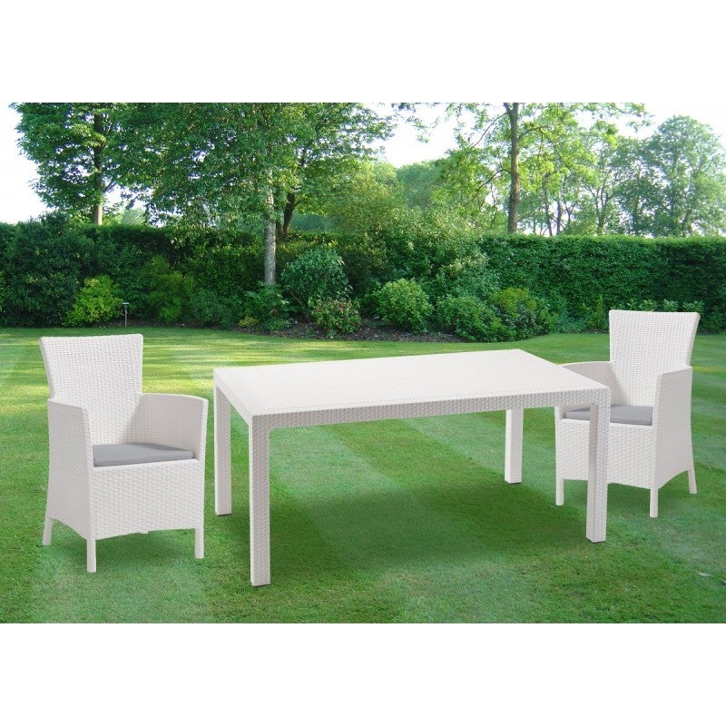 MESA KETER MELODY 160X94XH74 CM BLANCO | Leroy Merlin