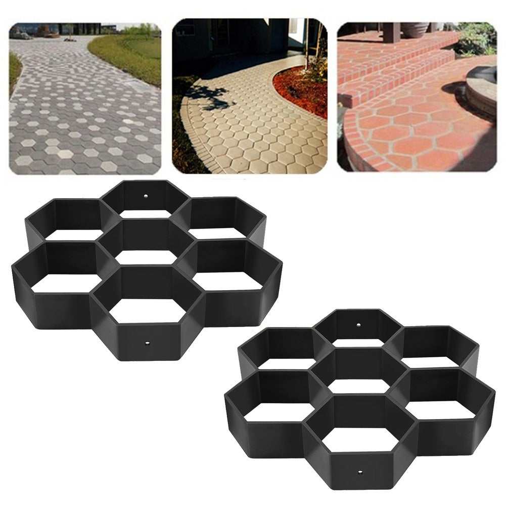 2 pièces 7 grille chemin pierre moule pavage béton pas à pas moules ...