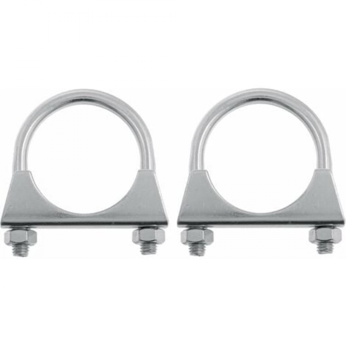 2x Collier pot échappement universel 32mm tracteur 2 vis tuyau tube ...