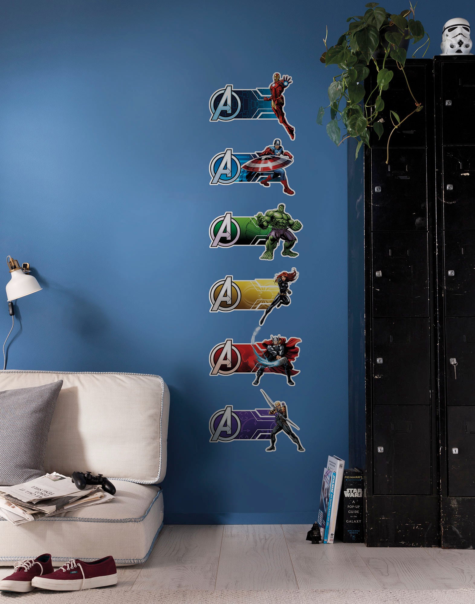 Stickers muraux de Komar - Marvel Avengers Plates - pièces | Leroy Merlin