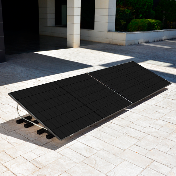 Robinsun®️ Kit solar Techo Plano | 4 Panel solar Aiko Neostar 2S + 1 ...