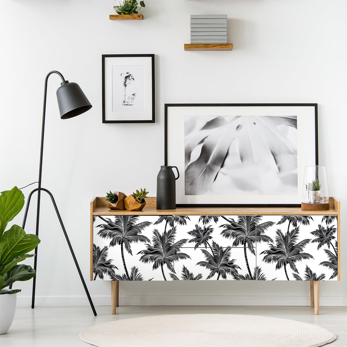 Sticker meuble tropical Raivavae 60 x 90 cm | Leroy Merlin