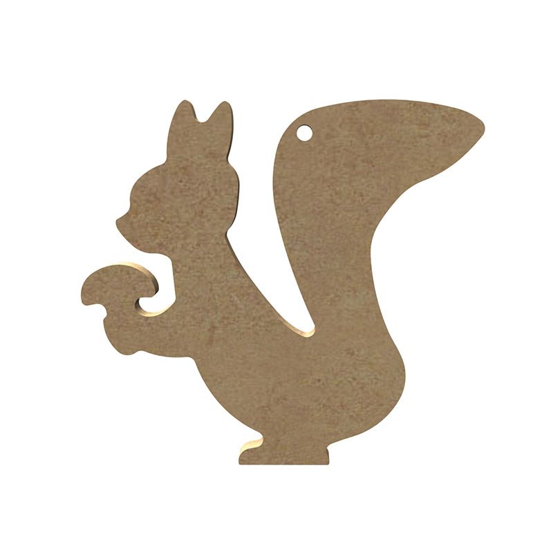 Écureuil en bois MDF à suspendre - 10 cm - Gomille | Leroy Merlin