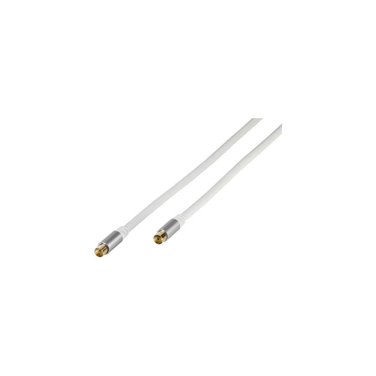 Vivanco 43150 câble coaxial 5 m Blanc | Leroy Merlin