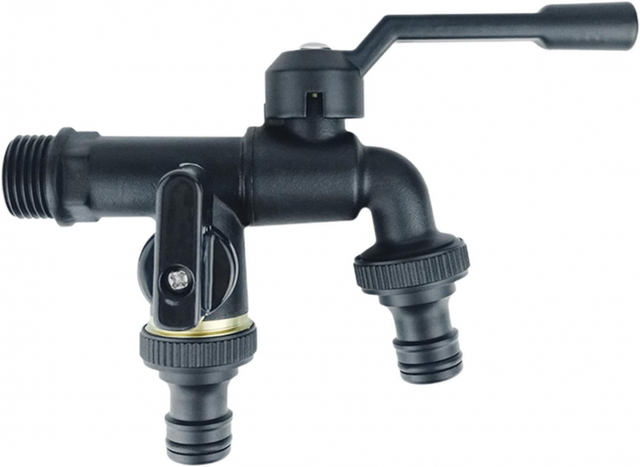 Robinet double pour jardin au meilleur prix | Leroy Merlin