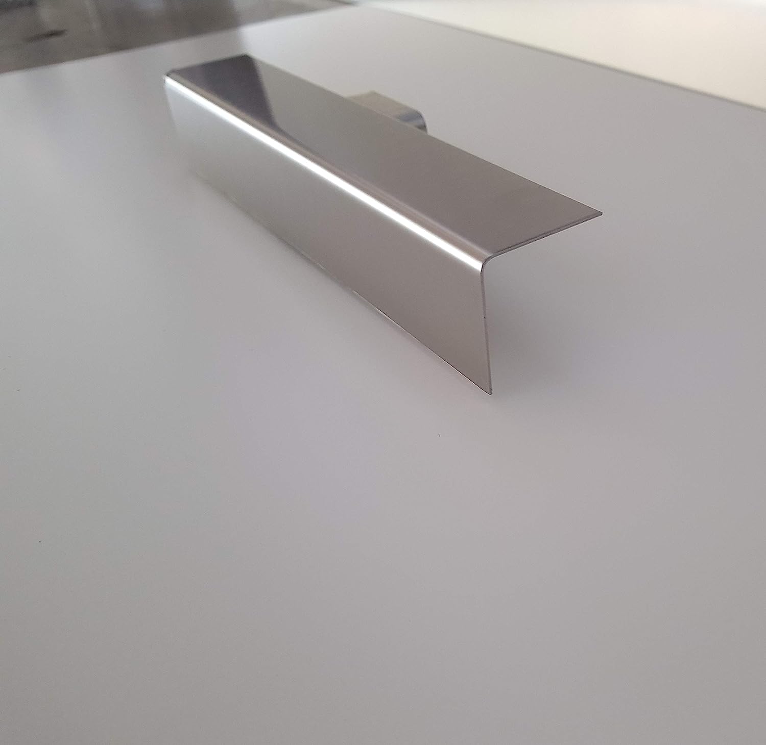 Lot 5 Cornières d'angle inox1B-épaisseur 1 mm- Long 150 cm (2 cm x 2 cm ...