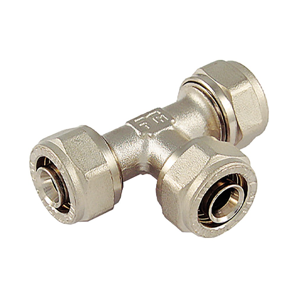 Raccordo a t a lati uguali a stringere per tubo multistrato 16x16x16 | Leroy Merlin