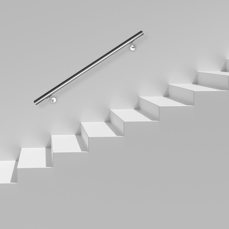 Pasamanos Barandilla Barandas Escalera Acero Inox 80cm | Leroy Merlin