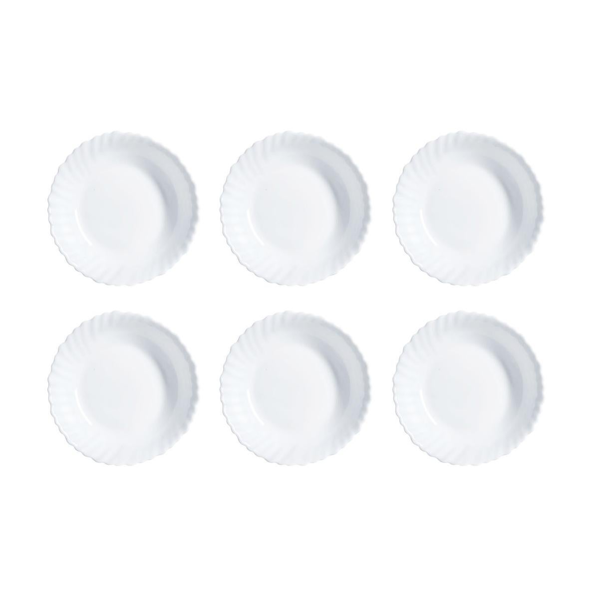 6 PLATO POSTRE OPAL | Leroy Merlin