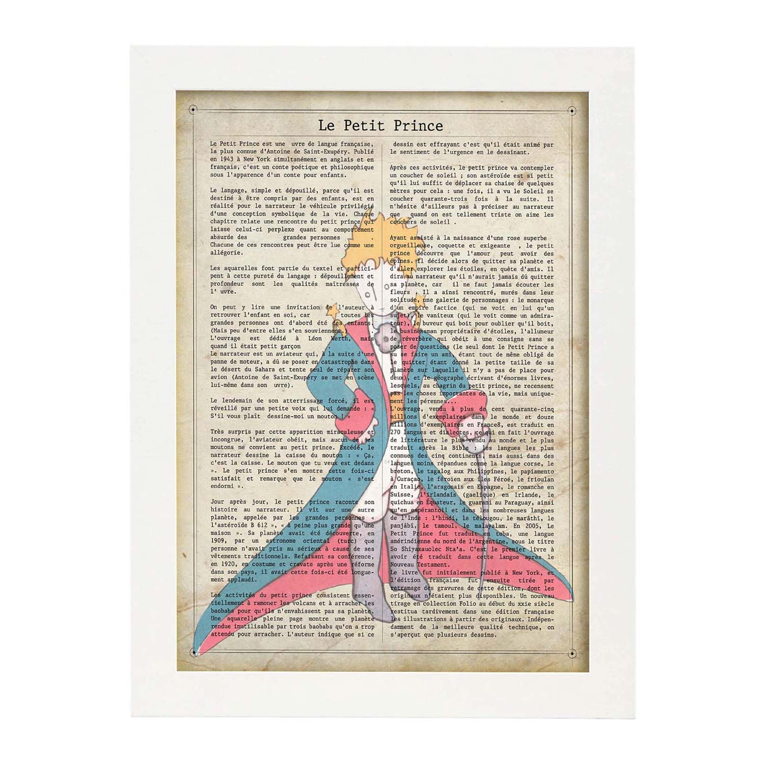 Poster Del Principito Para Ninos Pequenos. Lamina De Principito Con ...